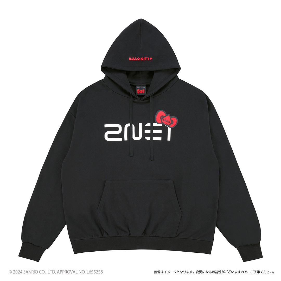 2NE1：【2NE1×HELLO KITTY】フーディー（BLACK） GOODS
